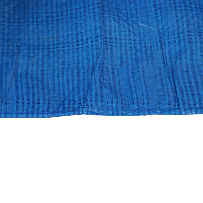 Waterproof polyethylene tarpaulin covered with plastic canvas tarpaulin